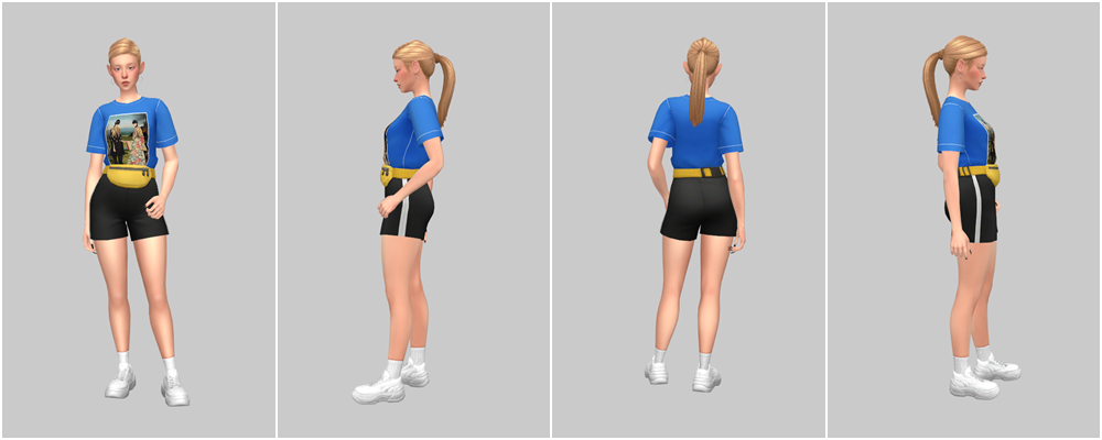 fanny pack combo - female - The Sims 4 Create a Sim - CurseForge