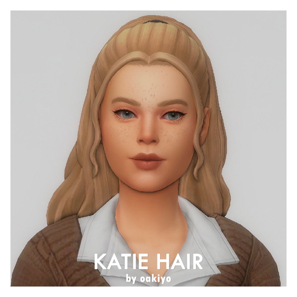 oakiyo - Katie Hair - Gallery - The Sims 4 Create a Sim - CurseForge