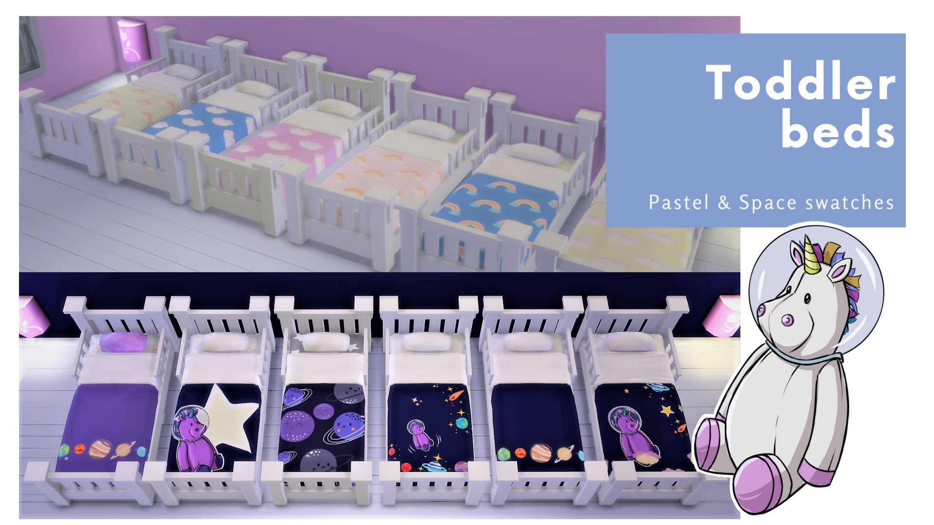 Space Unicorns Maxis Match cc for Kids & Toddlers - The Sims 4 Build ...