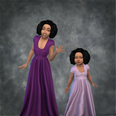 Sifix Angela Dress for Kids & Toddlers - The Sims 4 Create a Sim ...
