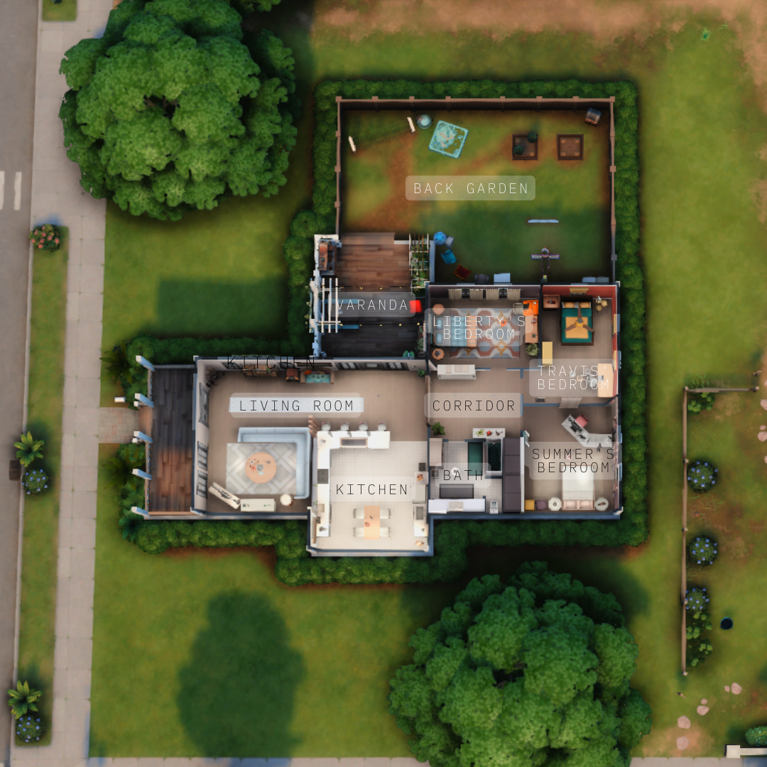 Garden Essence Makeover | BFF House - The Sims 4 Rooms / Lots - CurseForge