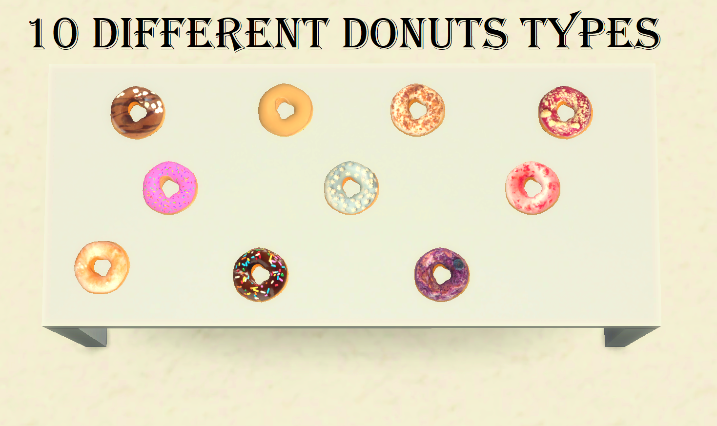 Functional Donuts Machine - The Sims 4 Mods - CurseForge