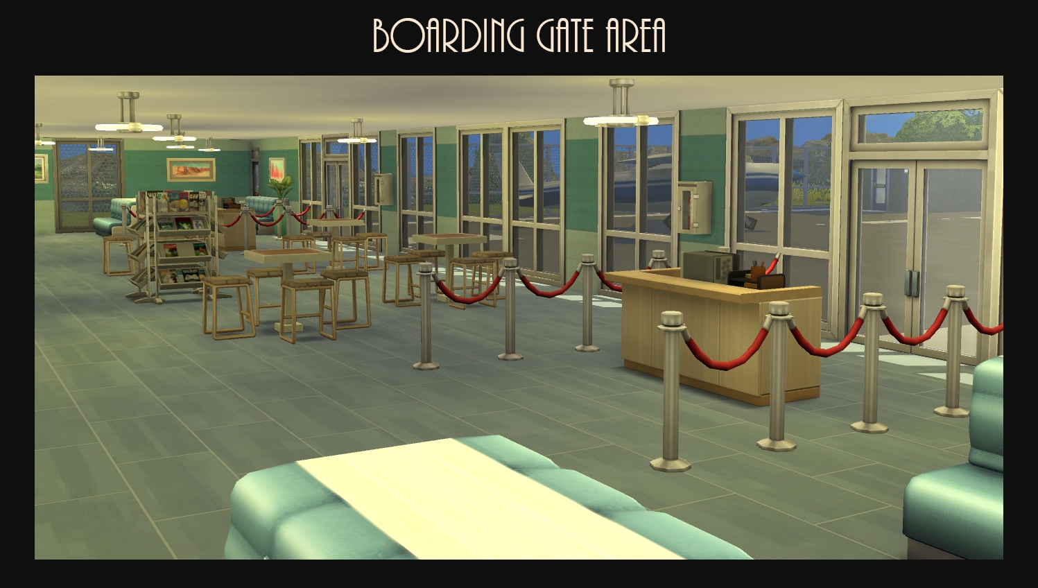 Landgraab International Airport - Cafe - Gallery - The Sims 4 Rooms ...