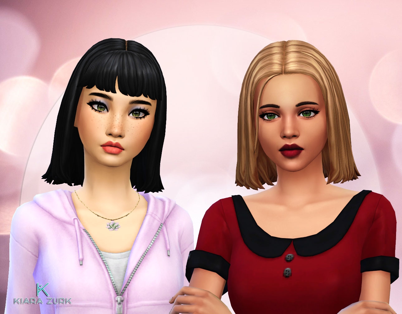Kendra Hairstyle - Gallery - The Sims 4 Create a Sim - CurseForge