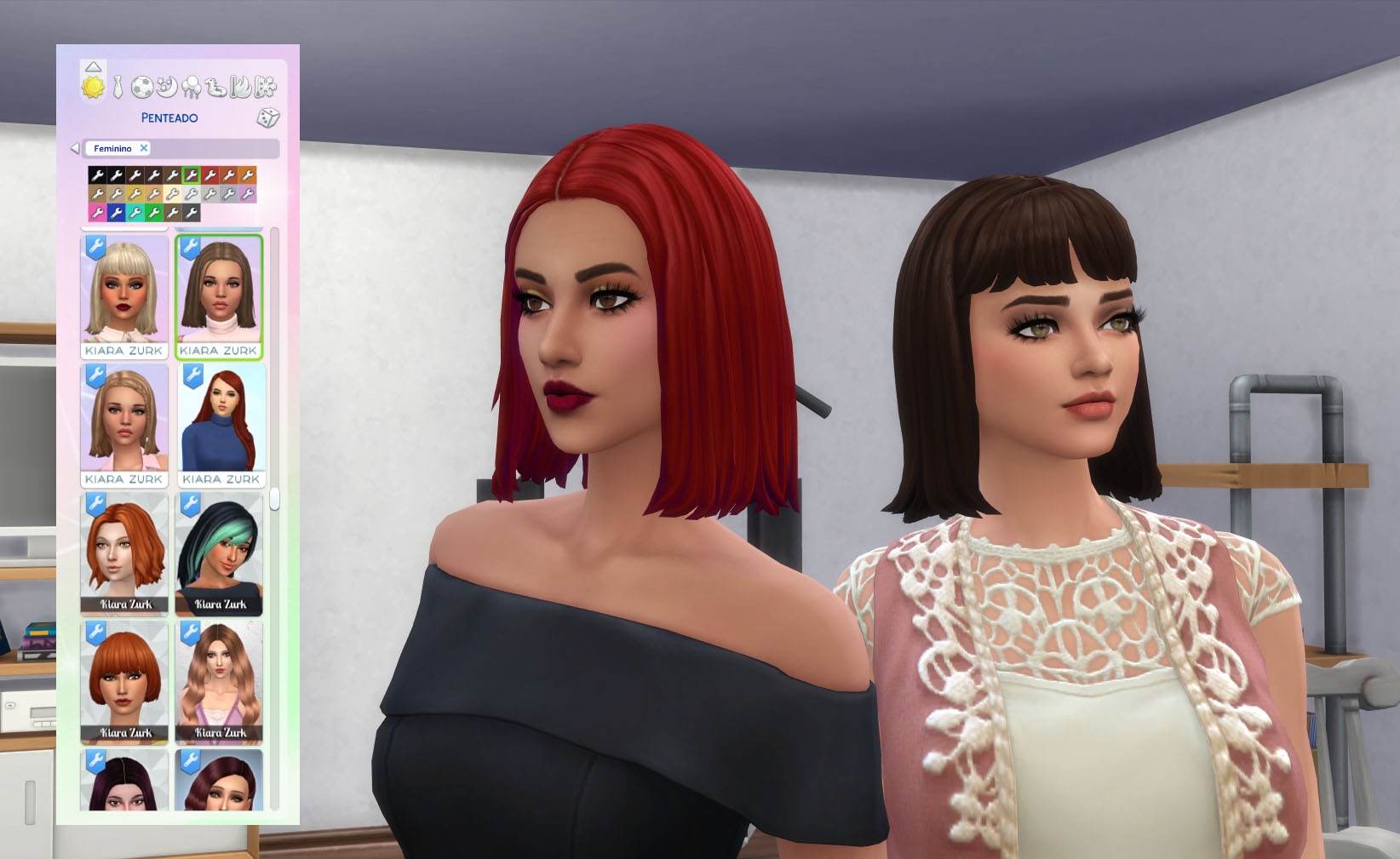 Kendra Hairstyle - Gallery - The Sims 4 Create a Sim - CurseForge