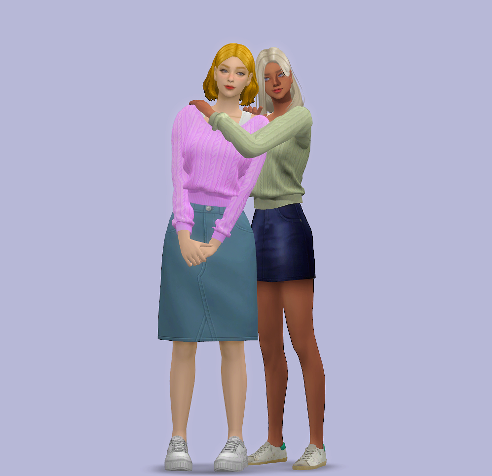 Heesu U-neck Knit Top - The Sims 4 Create a Sim - CurseForge
