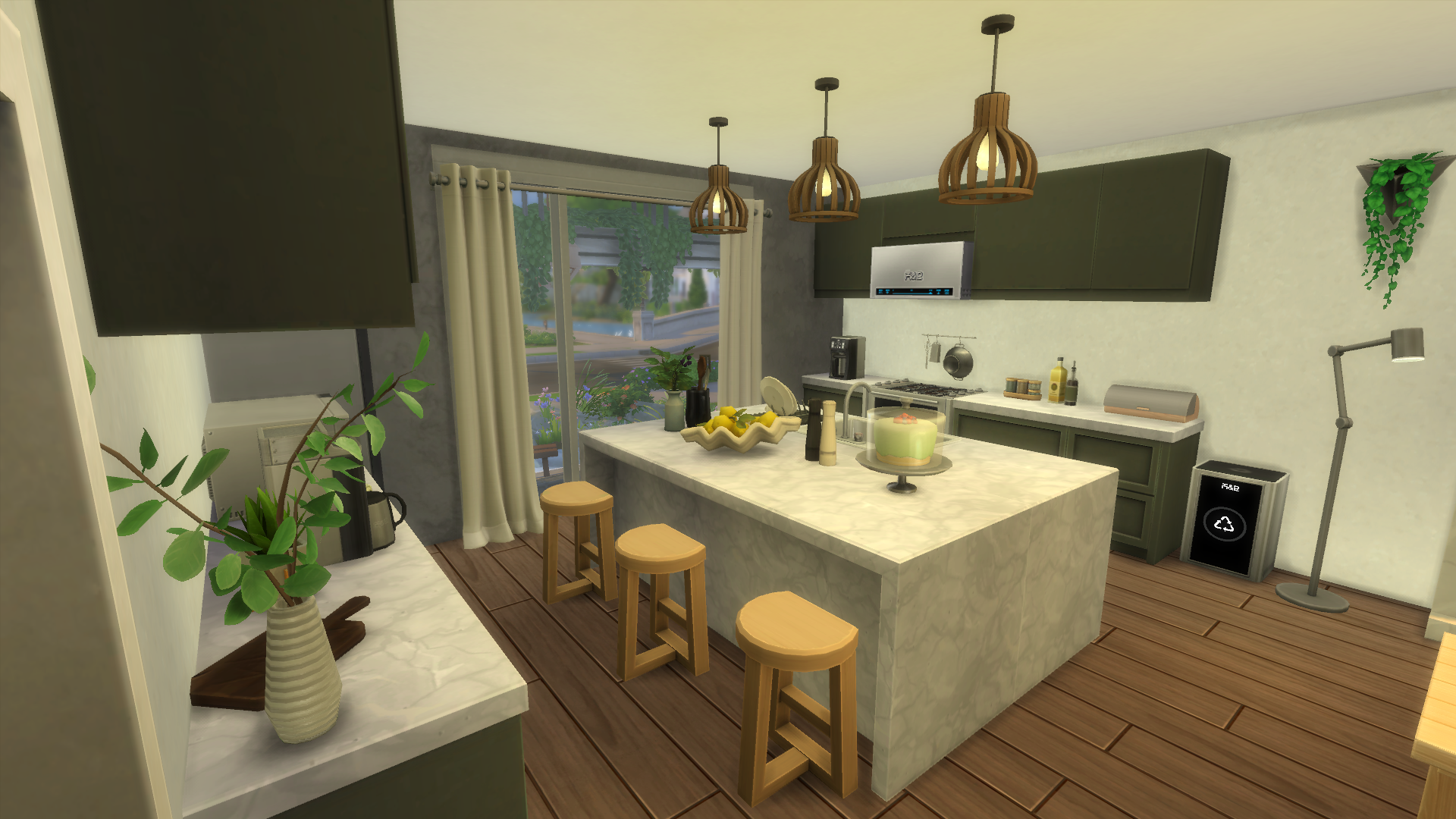 Colorful Compact Modern House - The Sims 4 Rooms / Lots - CurseForge