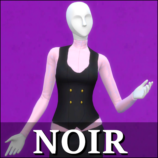 Haru Okumura / Noir / Beauty Thief - Top - The Sims 4 Create a Sim ...