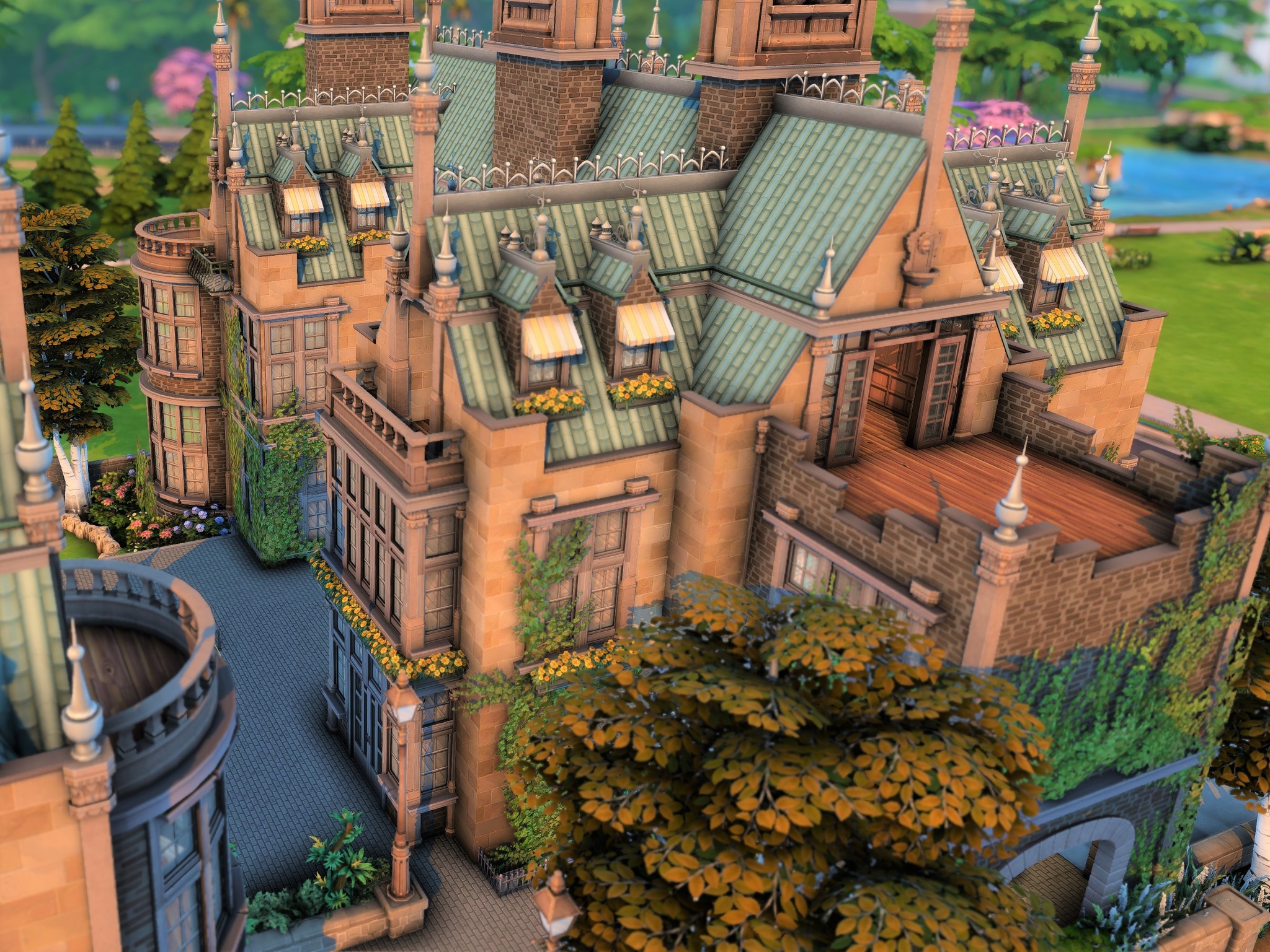 The Wardford by QubeDesign - The Sims 4 Rooms / Lots - CurseForge