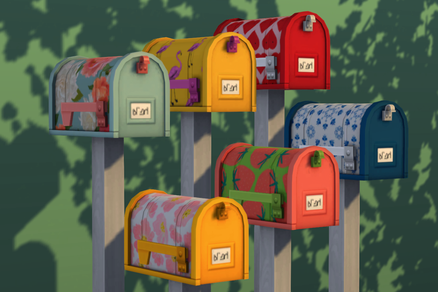 Painted Mailboxes - The Sims 4 Build / Buy - CurseForge