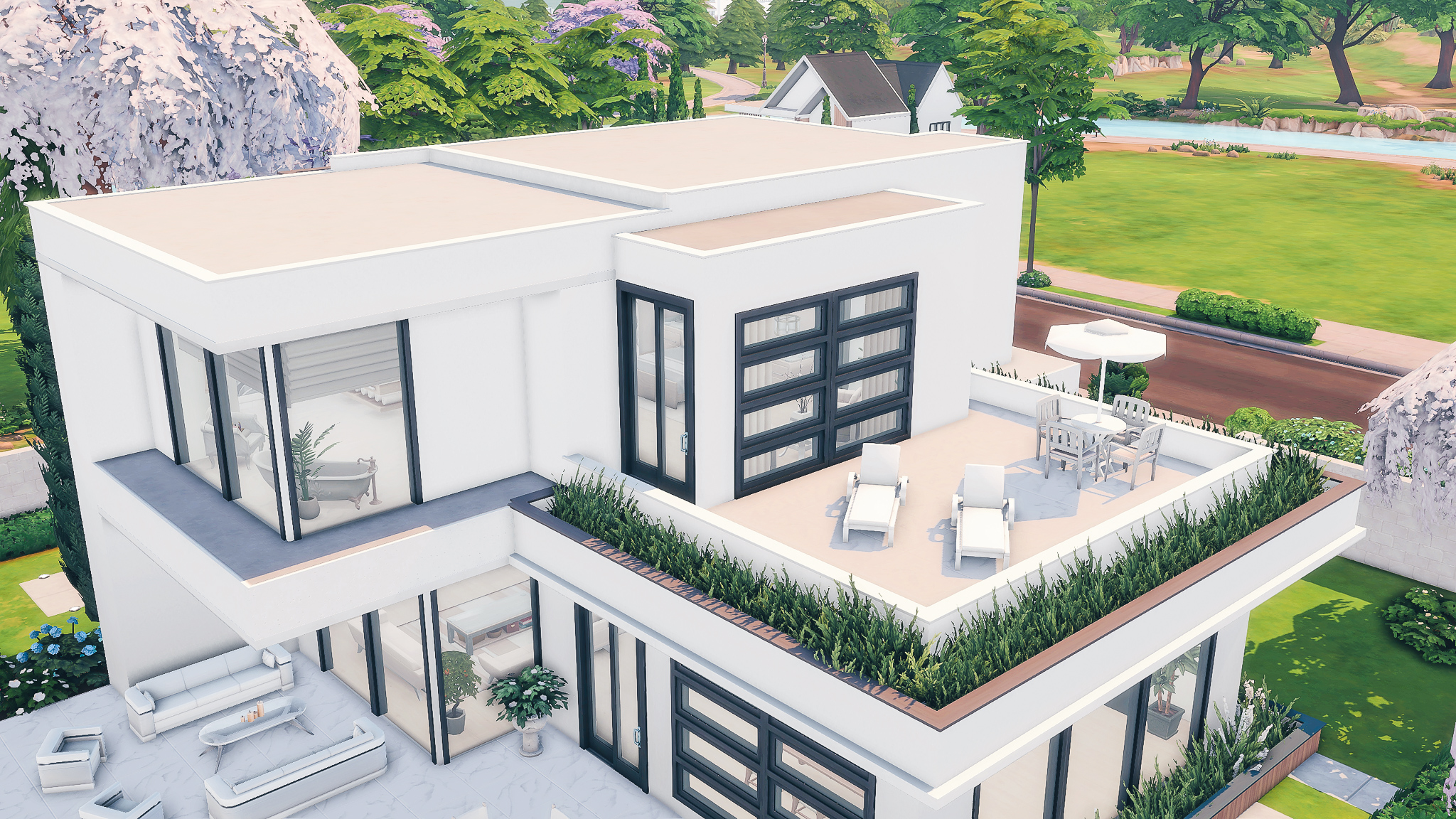 Base Game Villa - The Sims 4 Rooms / Lots - CurseForge