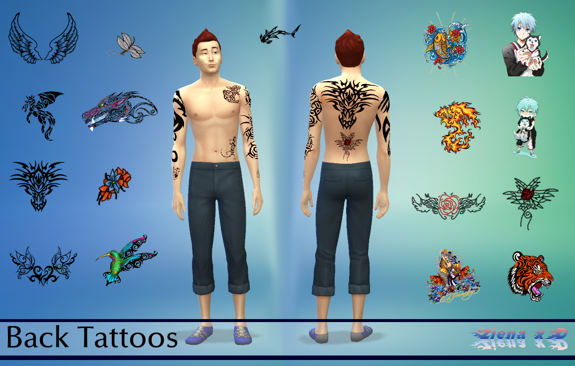Miscellaneous tattoos - Gallery - The Sims 4 Create a Sim - CurseForge