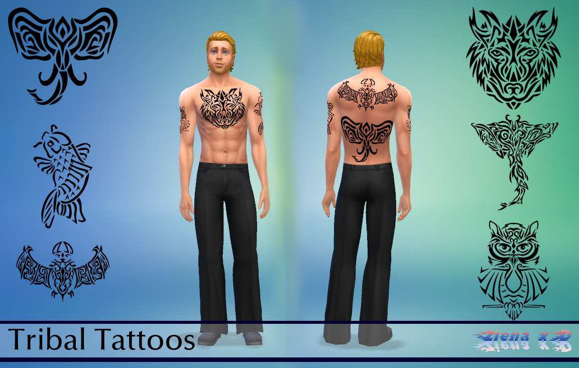 Tribal Tattoos - The Sims 4 Create a Sim - CurseForge
