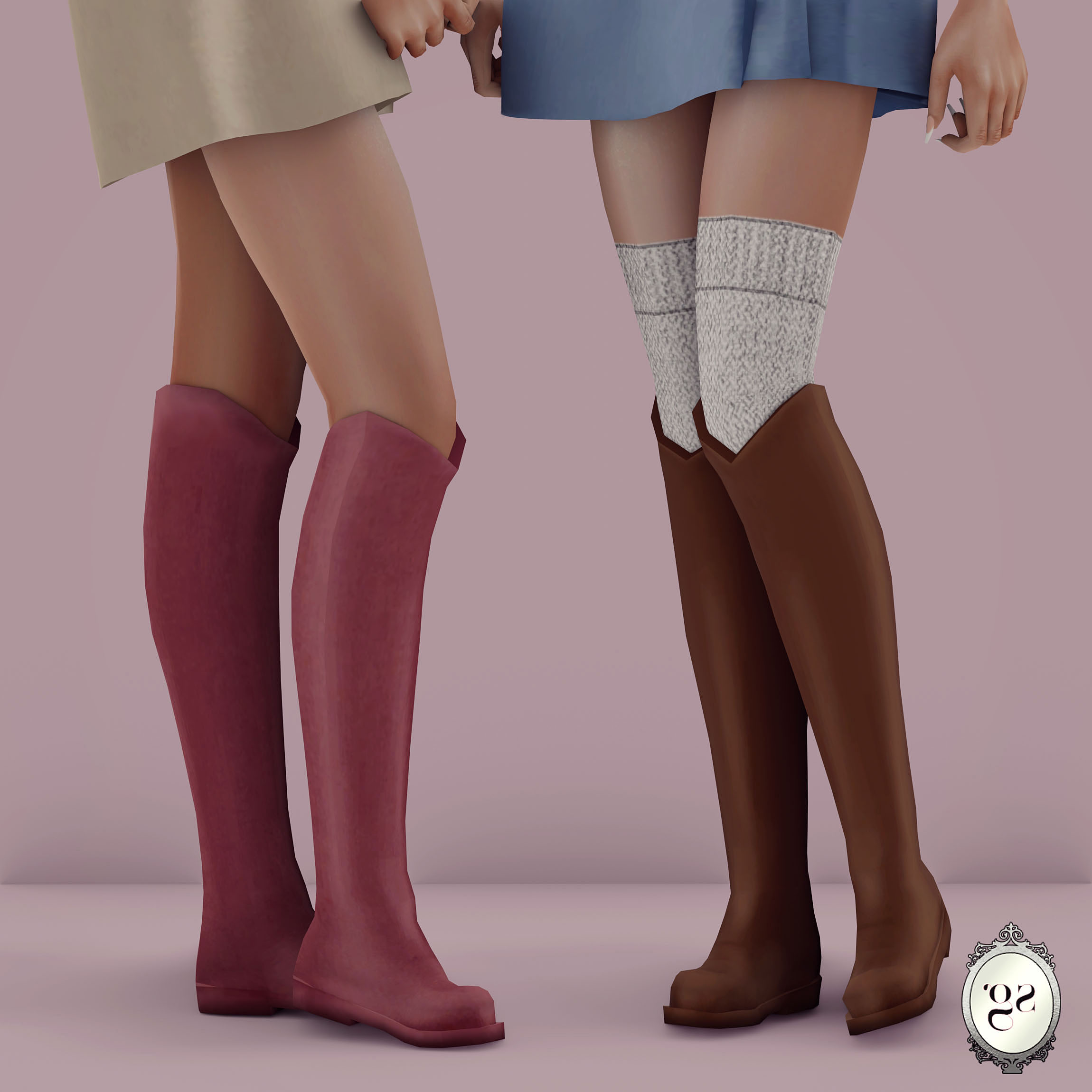 December boots - The Sims 4 Create a Sim - CurseForge