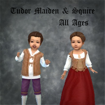Tudor Maiden Outfit - Plain - Gallery - The Sims 4 Create a Sim ...