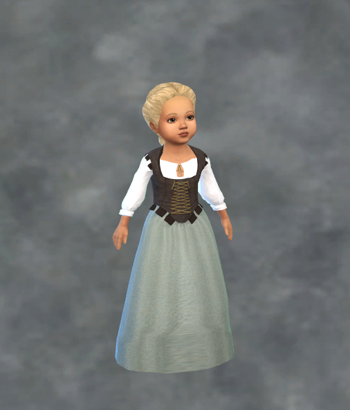 Tudor Maiden Outfit - Plain - Gallery - The Sims 4 Create a Sim ...