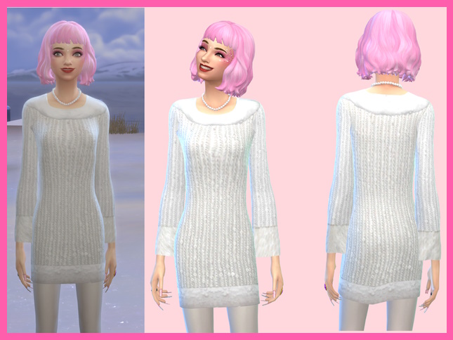 Enid's Snow Dress - The Sims 4 Create a Sim - CurseForge