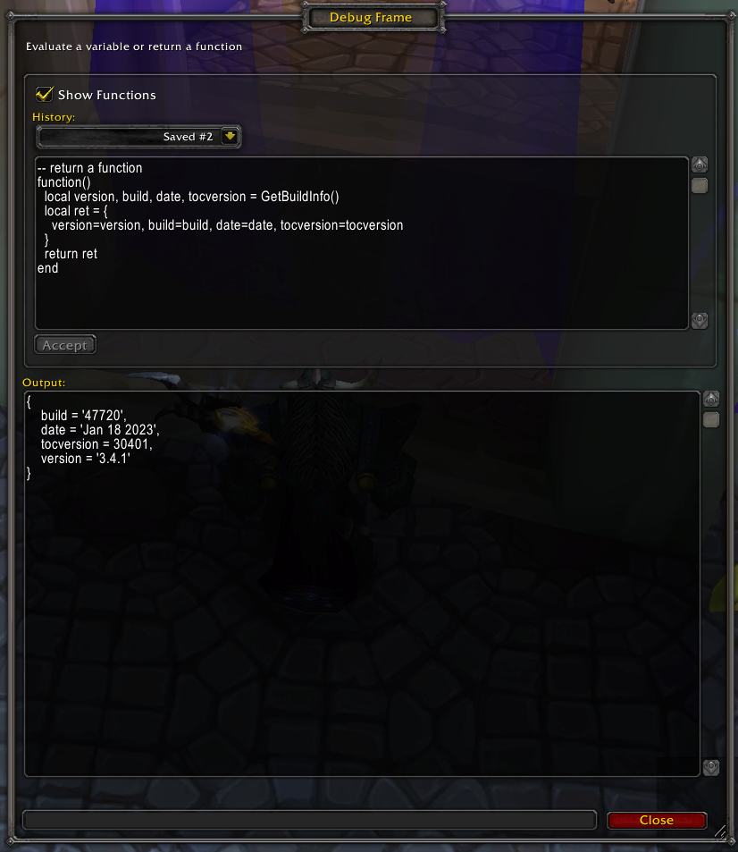 DevSuite - Screenshots - World of Warcraft Addons - CurseForge