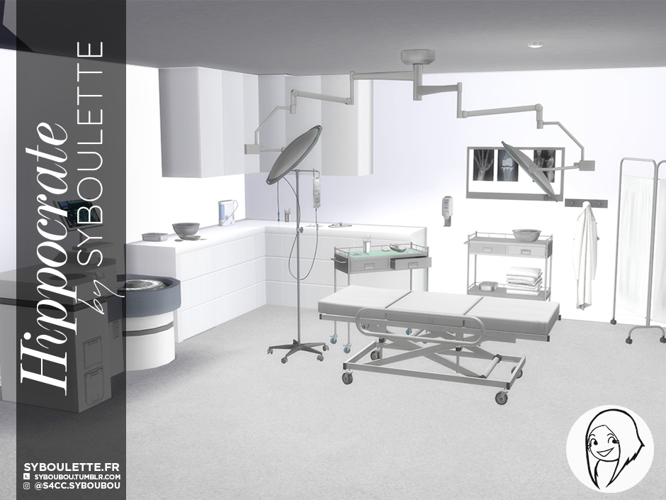 Hippocrate hospital set (2021) - The Sims 4 Build / Buy - CurseForge