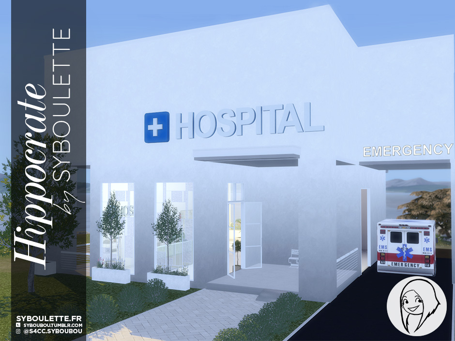 Hippocrate hospital set (2021) - The Sims 4 Build / Buy - CurseForge