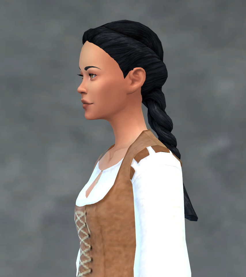 TSM Long Braid All Ages - The Sims 4 Create a Sim - CurseForge