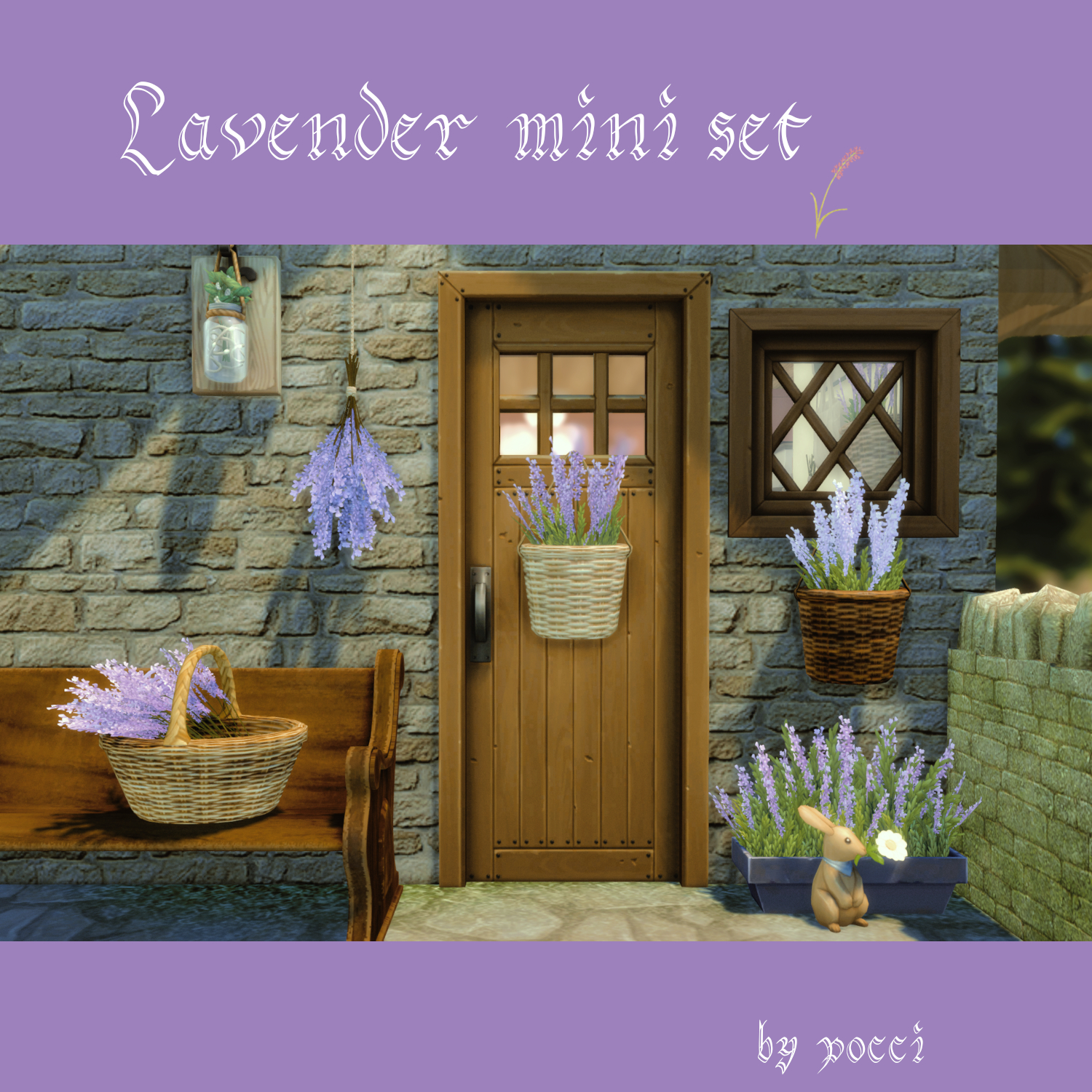 lavender mini set by pocci - Gallery - The Sims 4 Build / Buy - CurseForge
