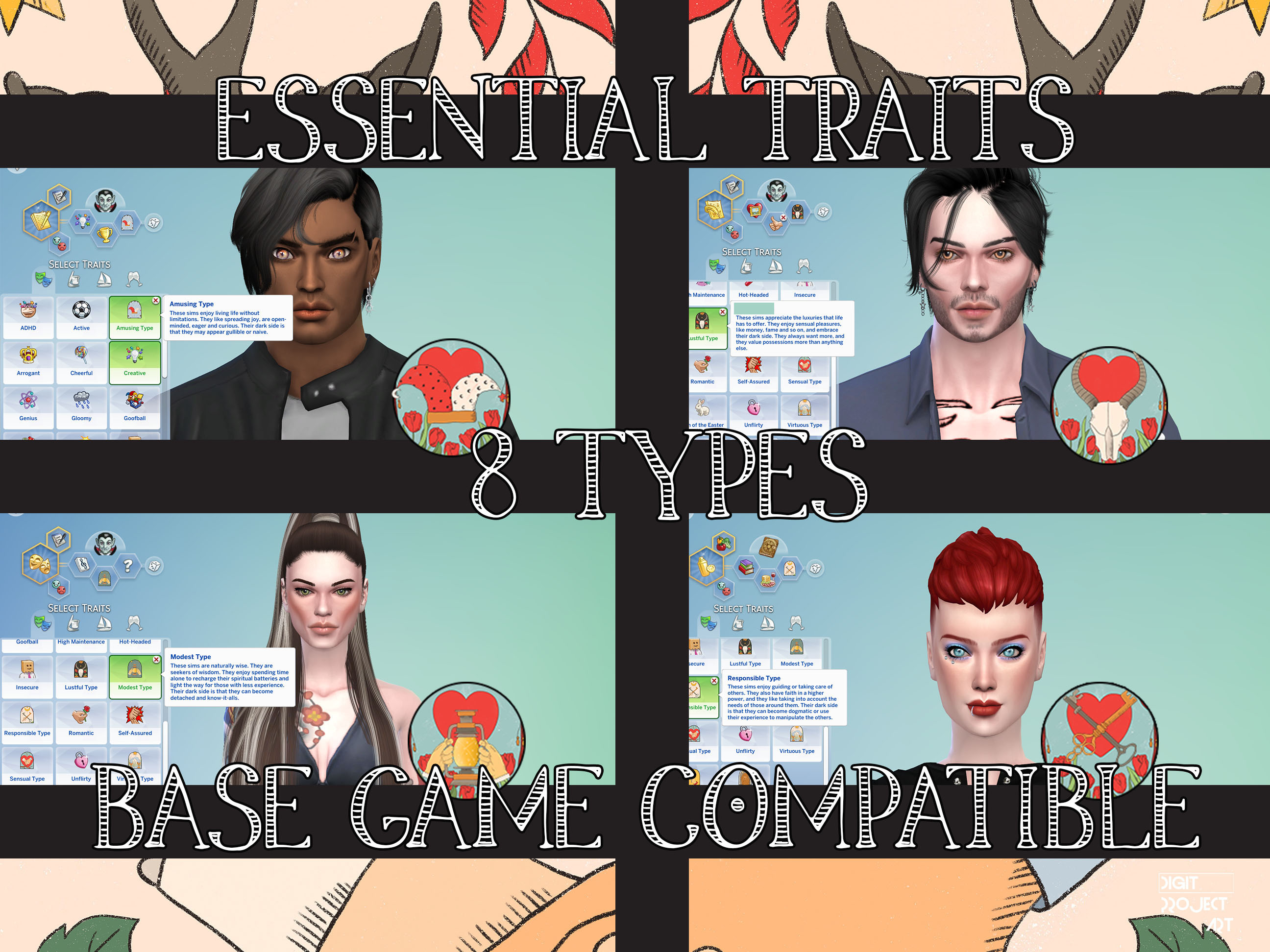 Essential Traits for Sims - The Sims 4 Mods - CurseForge