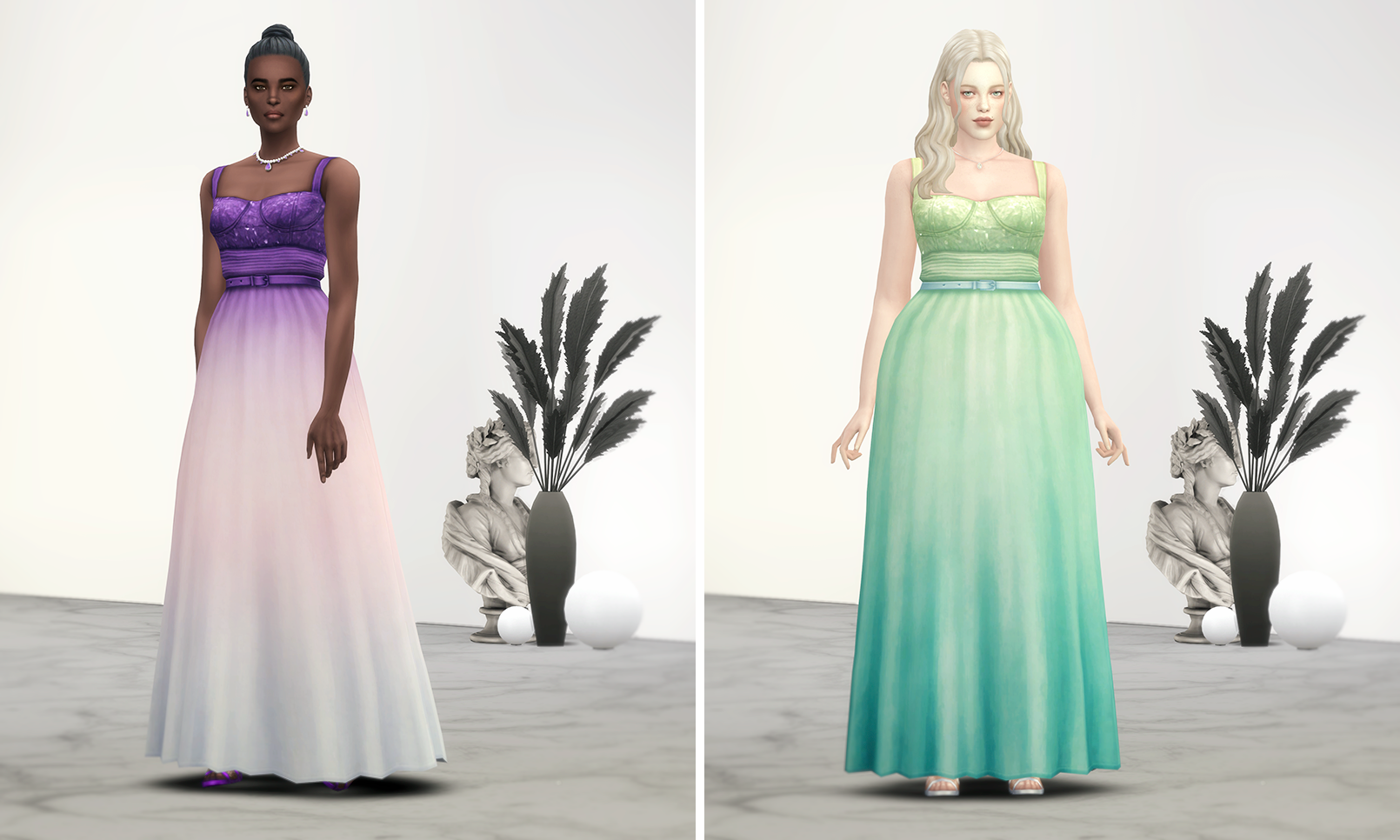 Install Milky Way At Night Gown - The Sims 4 Mods - CurseForge