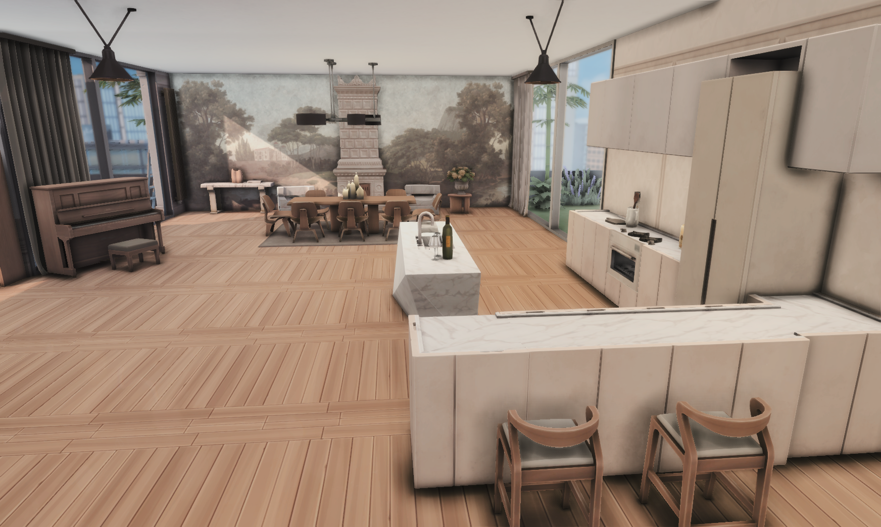 Modern Stylish Penthouse - The Sims 4 Rooms / Lots - CurseForge