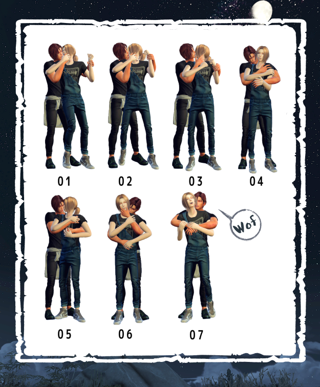 Storypose01-BackHug&Kiss - The Sims 4 Mods - CurseForge