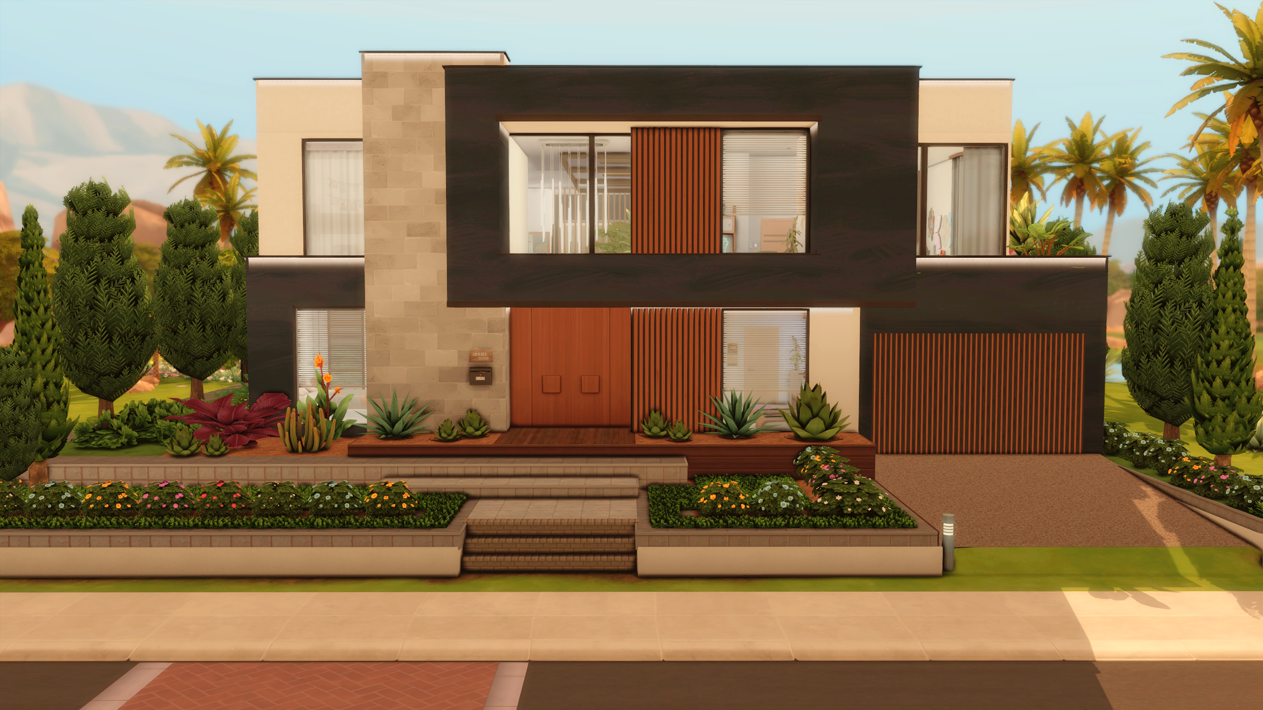 Modern Family Mansion 👨‍👩‍👧‍👧 5 Bedrooms | NoCC - The Sims 4 Rooms ...