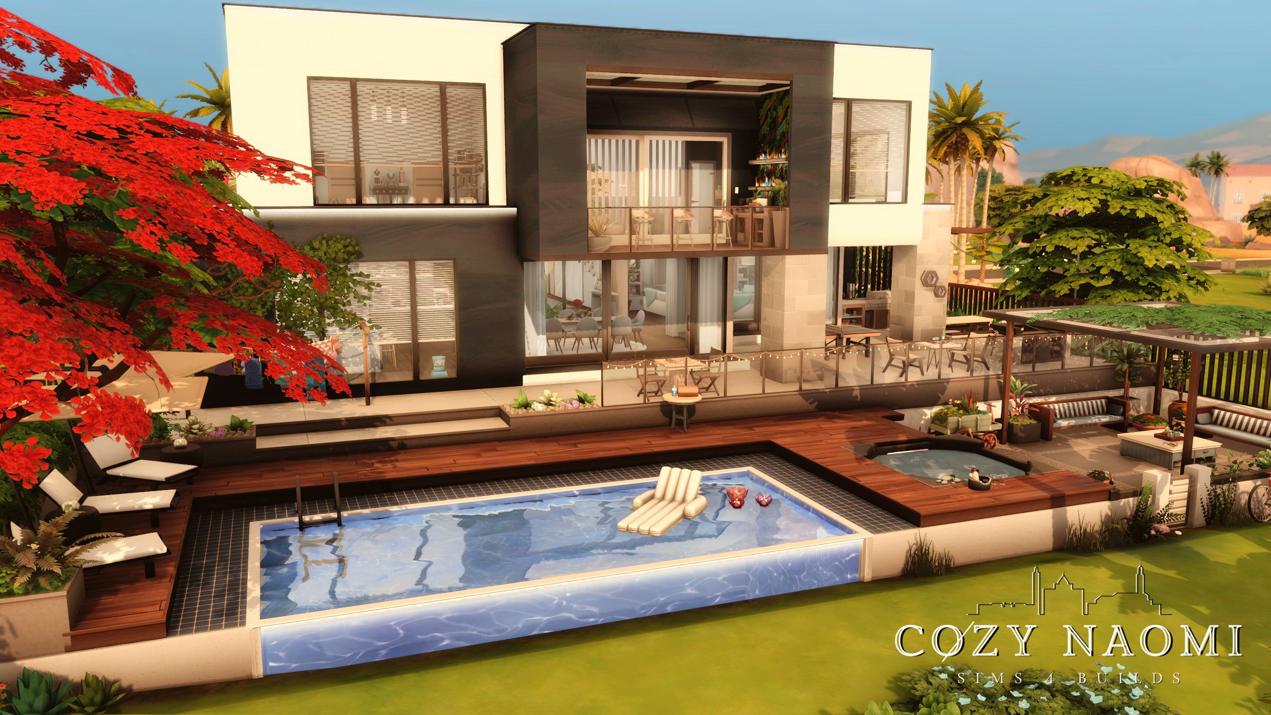 Sims 4 Modern Houses 5 Bed 5 Bedroom Apartment Plan ID 504