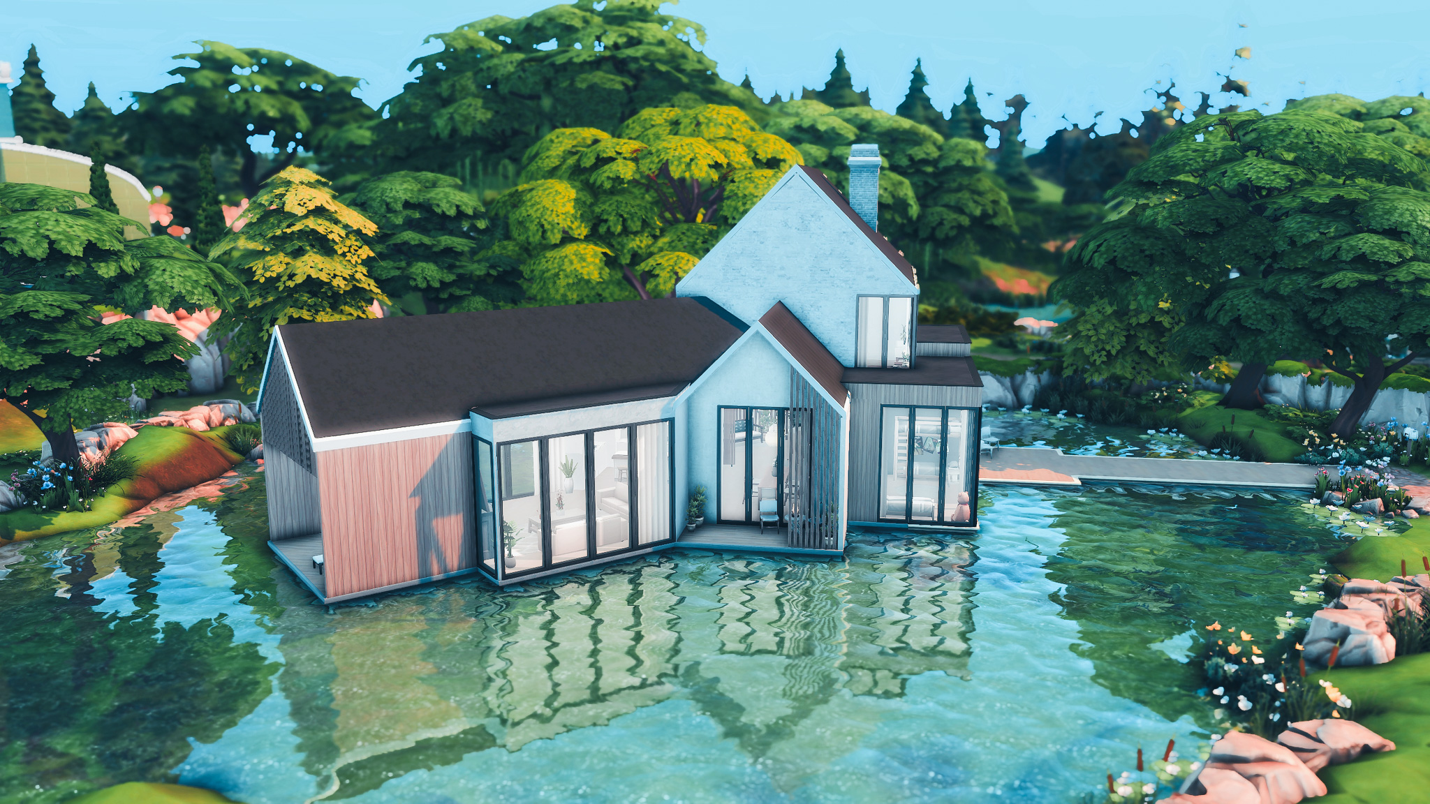 Family Lakehouse - The Sims 4 Rooms / Lots - CurseForge