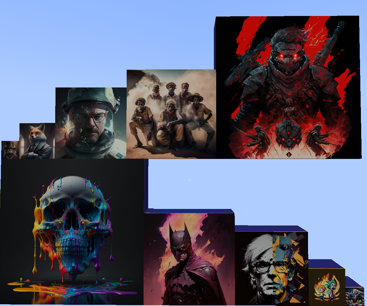 various AI paintings - Minecraft Mods - CurseForge