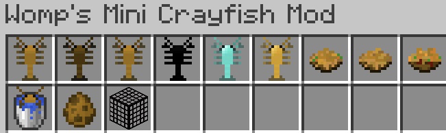 Womp's Mini Crayfish Mod - Gallery - Minecraft Mods - CurseForge