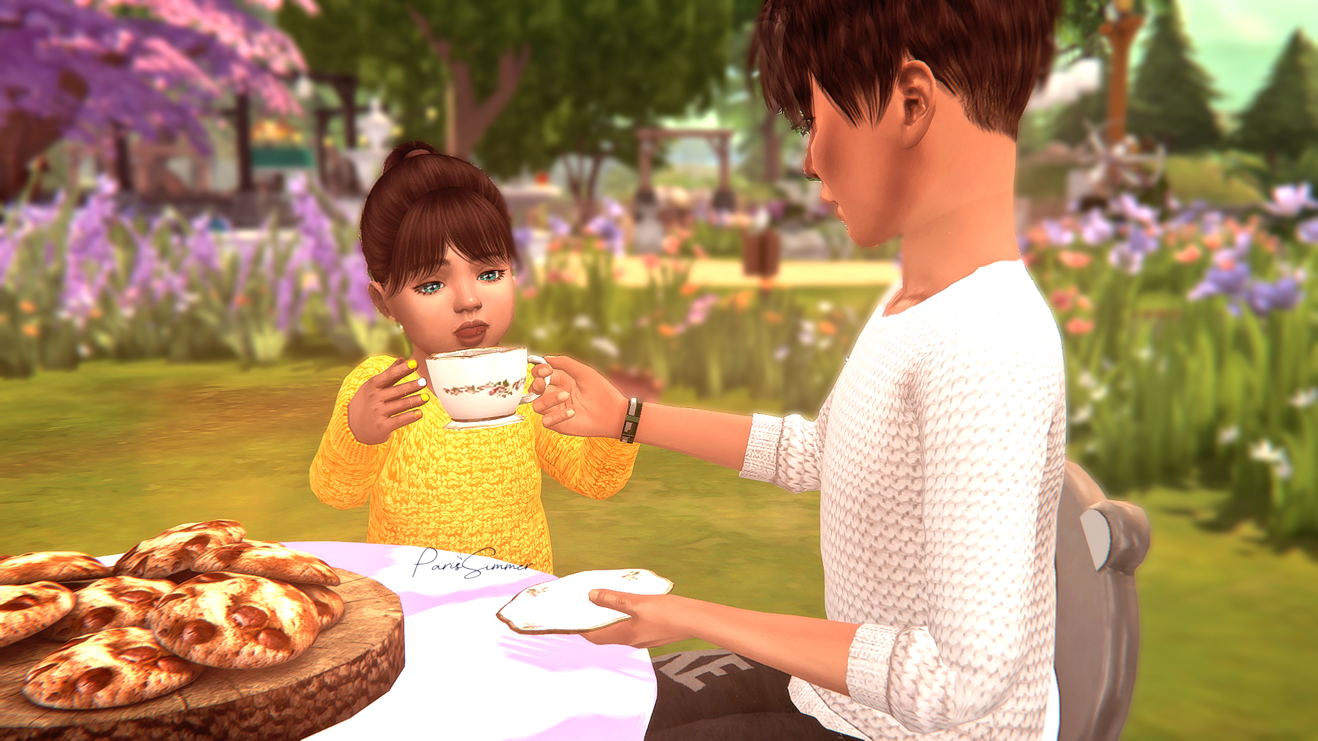 (ParisSimmer) - Garden Tea Party - The Sims 4 Mods - CurseForge