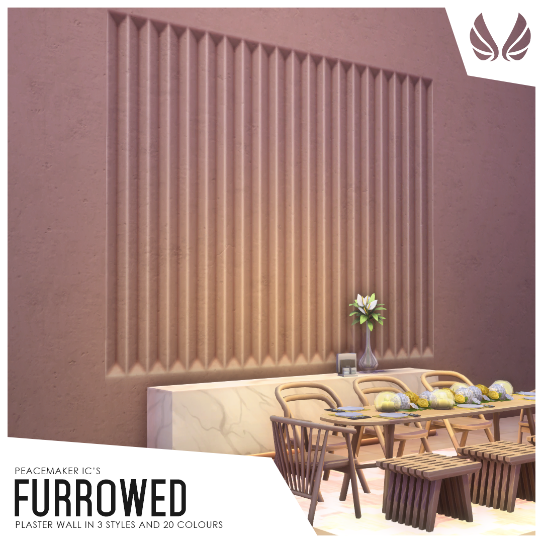 Furrowed Plaster - The Sims 4 Build / Buy - CurseForge