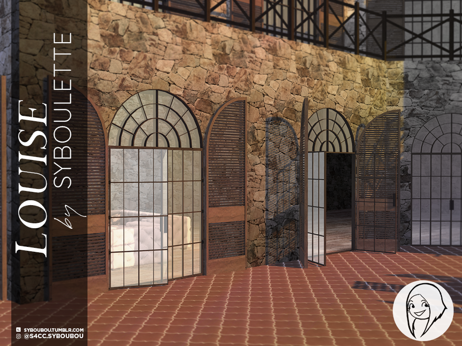 Louise windows & doors set (2020) - The Sims 4 Build / Buy - CurseForge