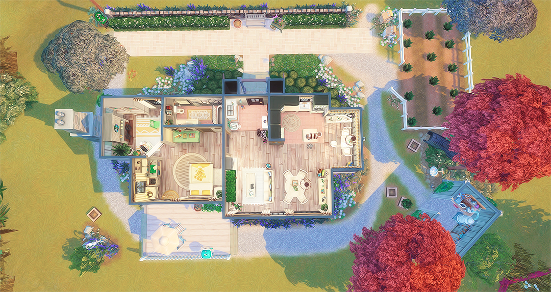 Lavender Lodge - The Sims 4 Rooms / Lots - CurseForge