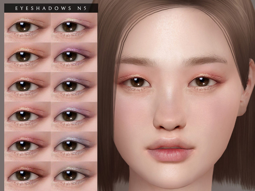 Eyeshadows N5 - The Sims 4 Create a Sim - CurseForge