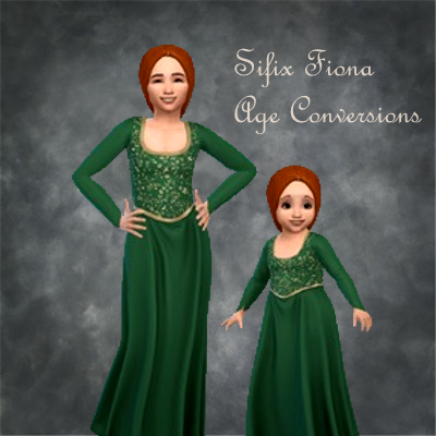 Sifix Fiona Dress for kids and toddlers - The Sims 4 Create a Sim ...