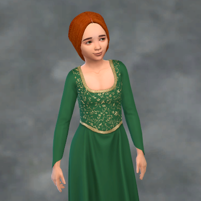 Sifix Fiona Dress for kids and toddlers - The Sims 4 Create a Sim ...