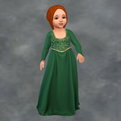 Sifix Fiona Dress for kids and toddlers - The Sims 4 Create a Sim ...