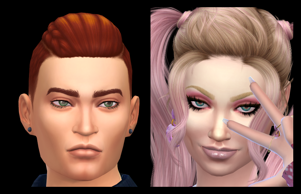 Central Heterochromia - Eye Colour Add-Ons - The Sims 4 Create a Sim ...