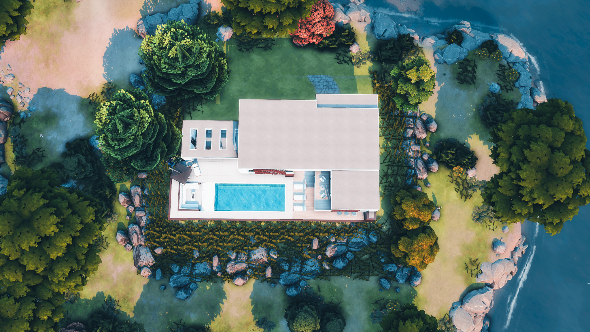 Lake House - Gallery - The Sims 4 Rooms / Lots - CurseForge