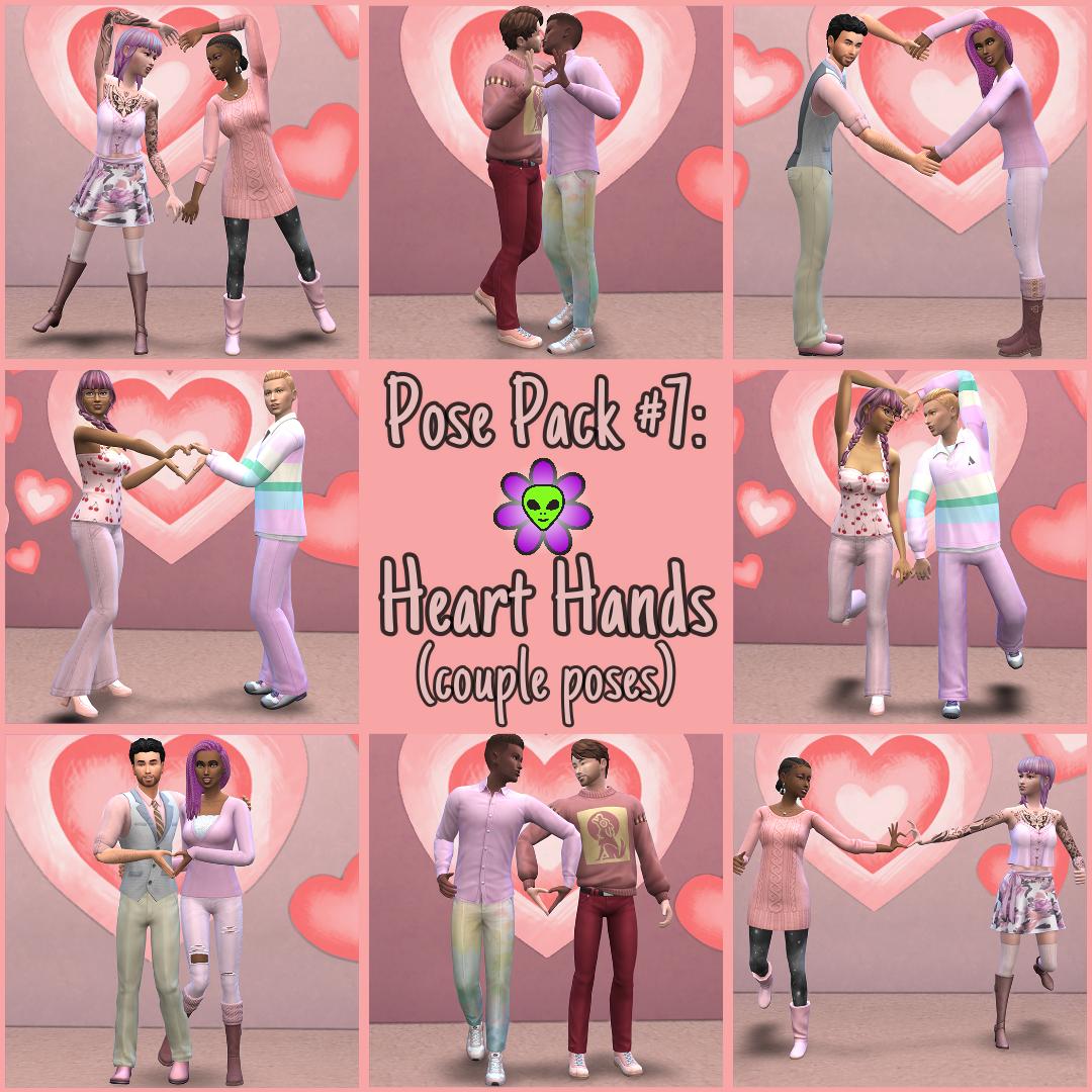Heart Hands Couple Poses The Sims 4 Mods CurseForge