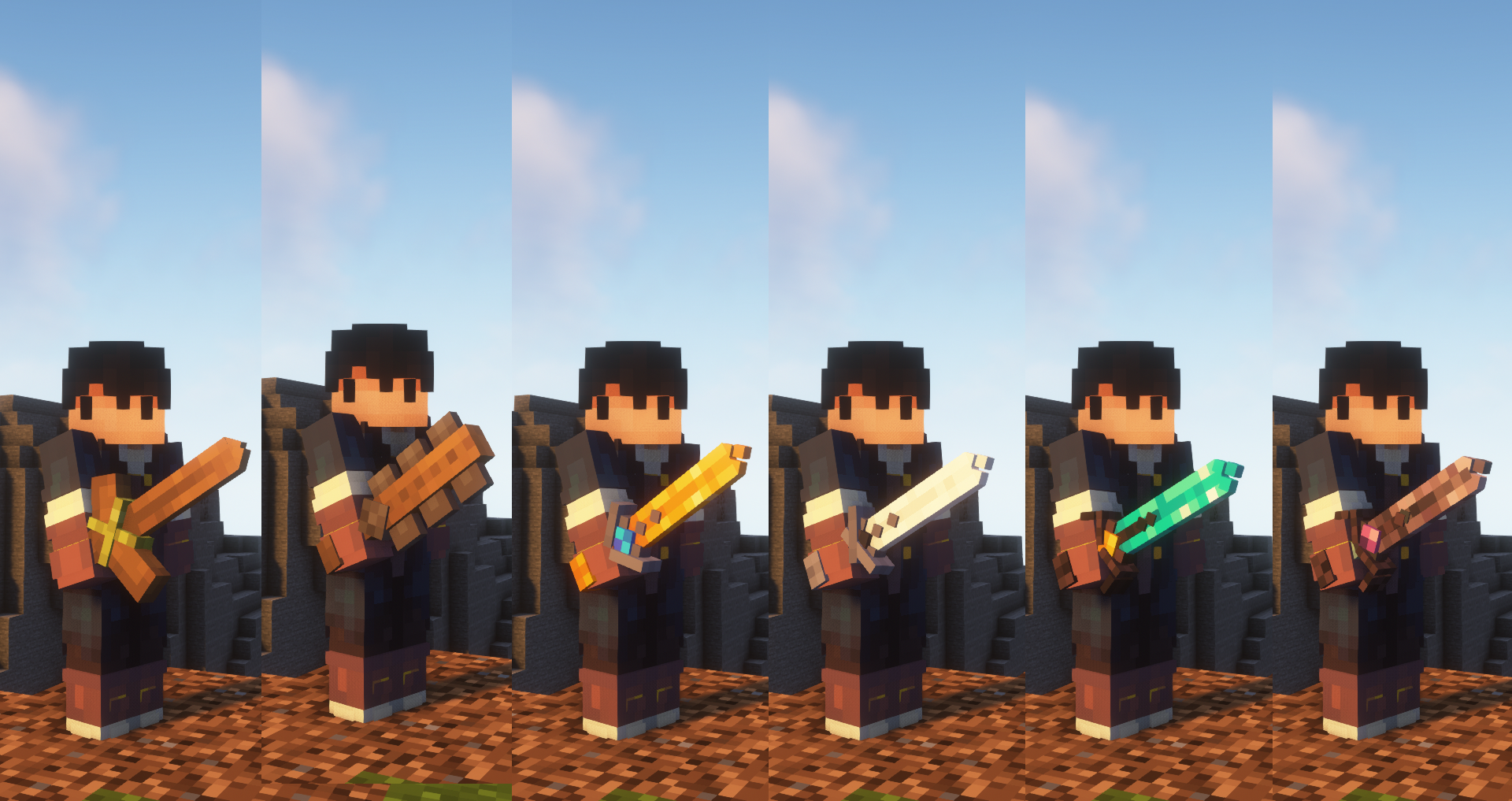 Aesthetic tools and weapons - Minecraft Resource Packs - CurseForge