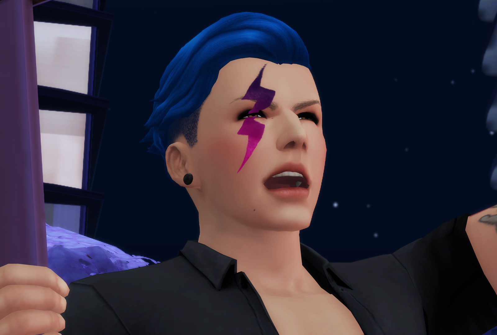 Thunder Facepaint - The Sims 4 Create a Sim - CurseForge