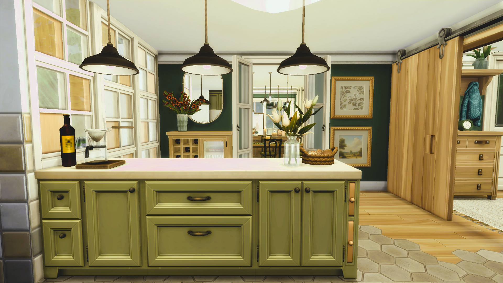 Country Cottage Kitchen - The Sims 4 Rooms / Lots - CurseForge
