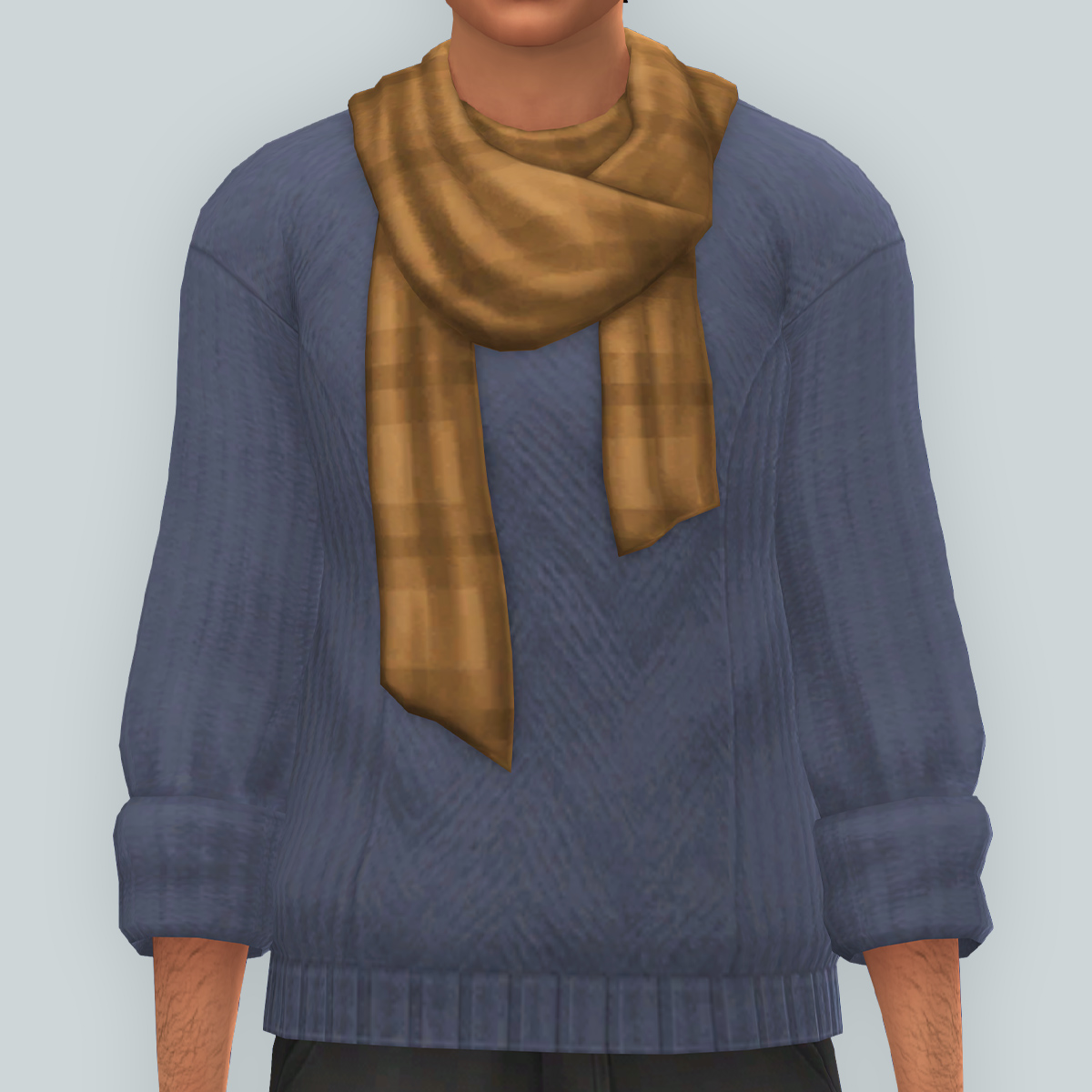 QICC - Whitman Sweater with Scarf - The Sims 4 Create a Sim - CurseForge